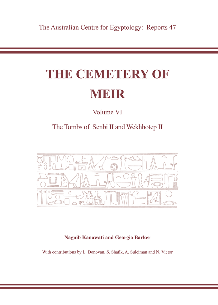 Books | The Cemetery of Meir, Volume VI. The Tombs of Senbi II and ...
